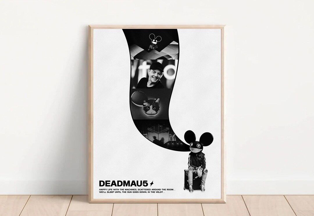 Deadmau5 | Matte Vertical Posters, EDM Techno Music House Music Wall ...