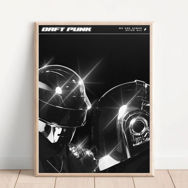 Daft Punk Poster - Etsy