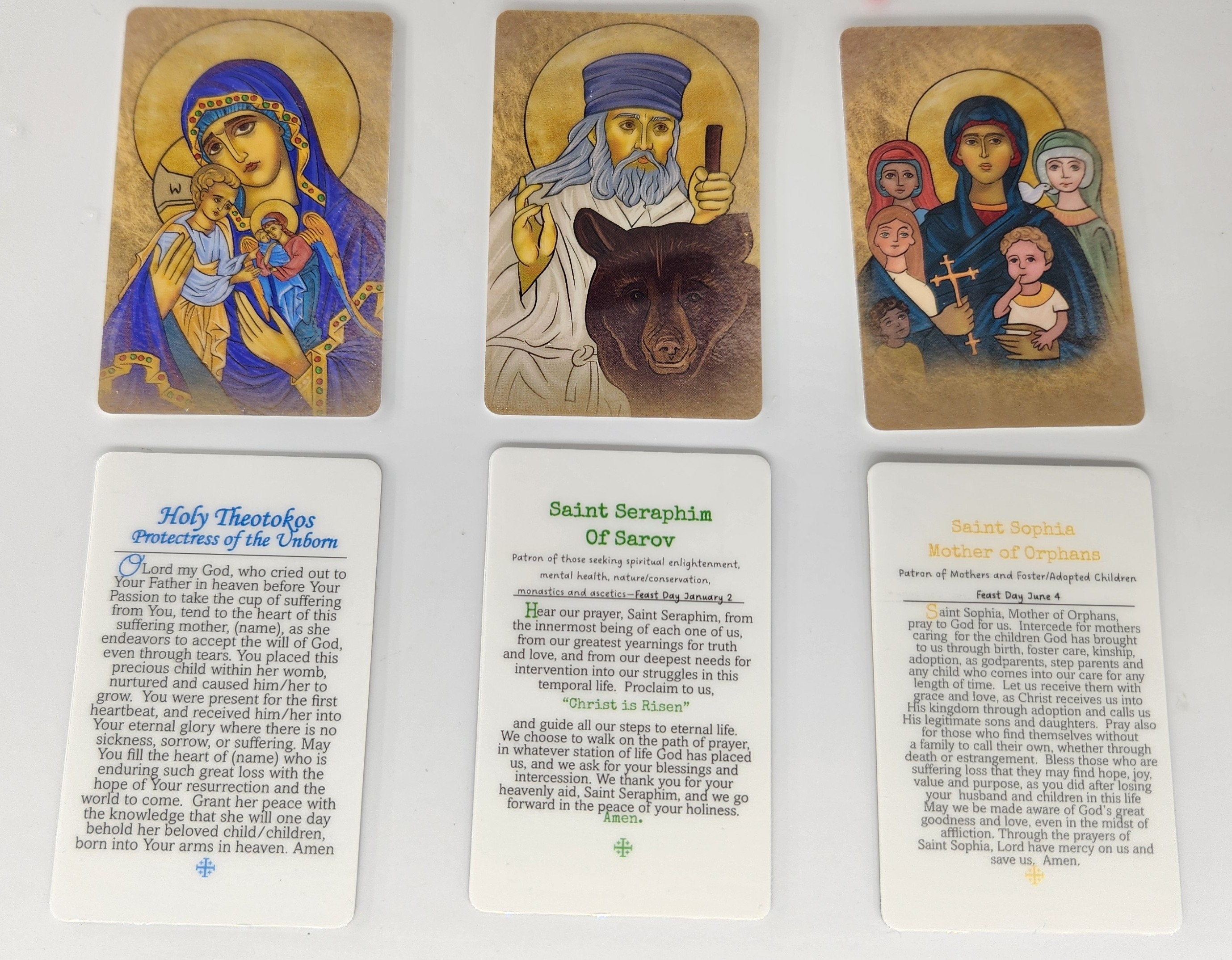 Orthodox Prayer Cards: Series 2 - Etsy