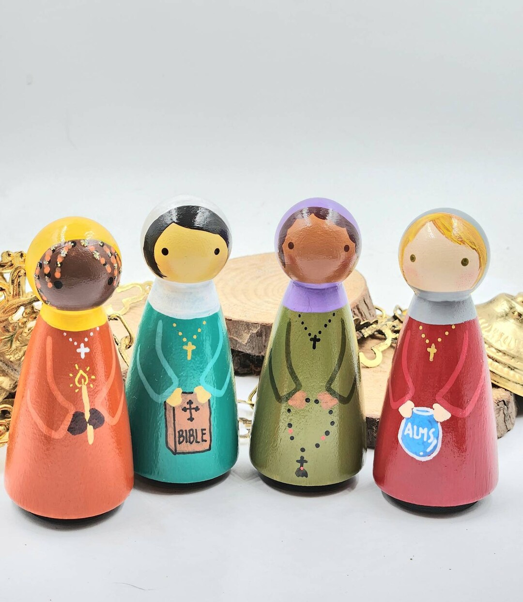 Church Friends Set of 4 - Etsy