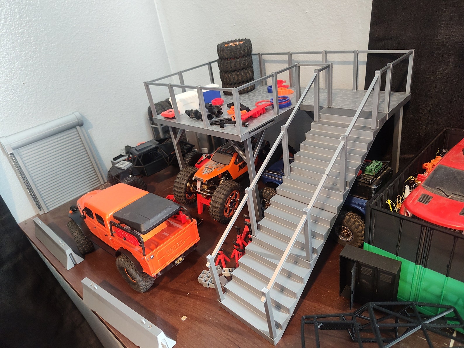 RC Garage Loft and Stairs 118th Scale - Etsy UK
