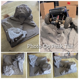 3D Printed RC Crawler Build Your Own Crag Course Components for 1/18th ...