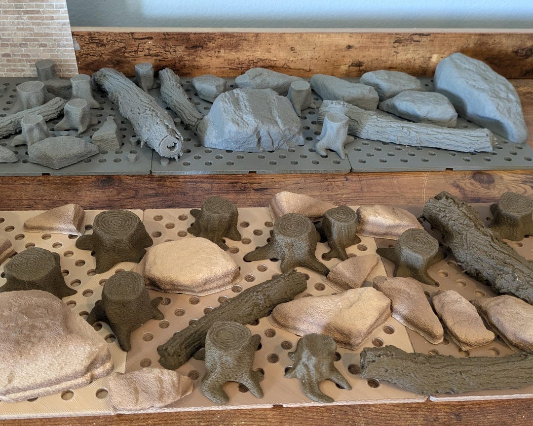 Stumps & Stones DIY Kit 3D Printed RC Crawler Course for 1\18th or 1\24 ...