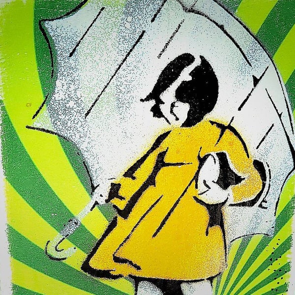 Morton Salt Girl Stencil - Etsy