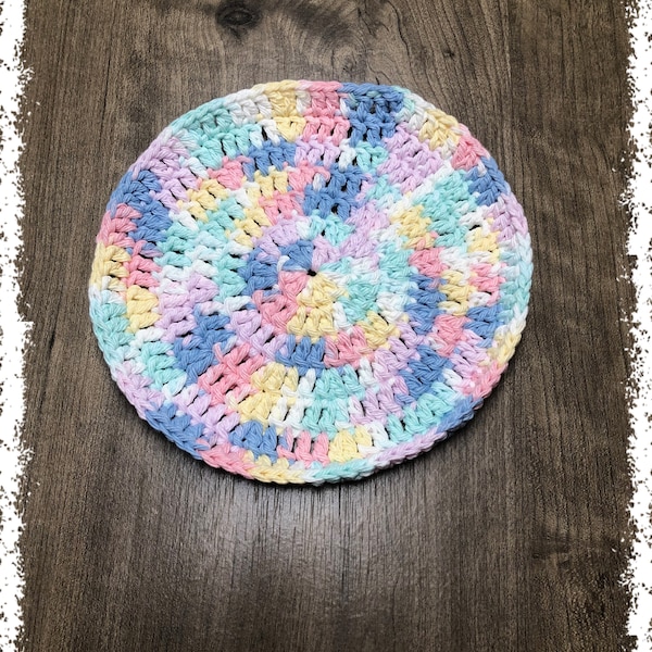 Round Dishcloth - Etsy