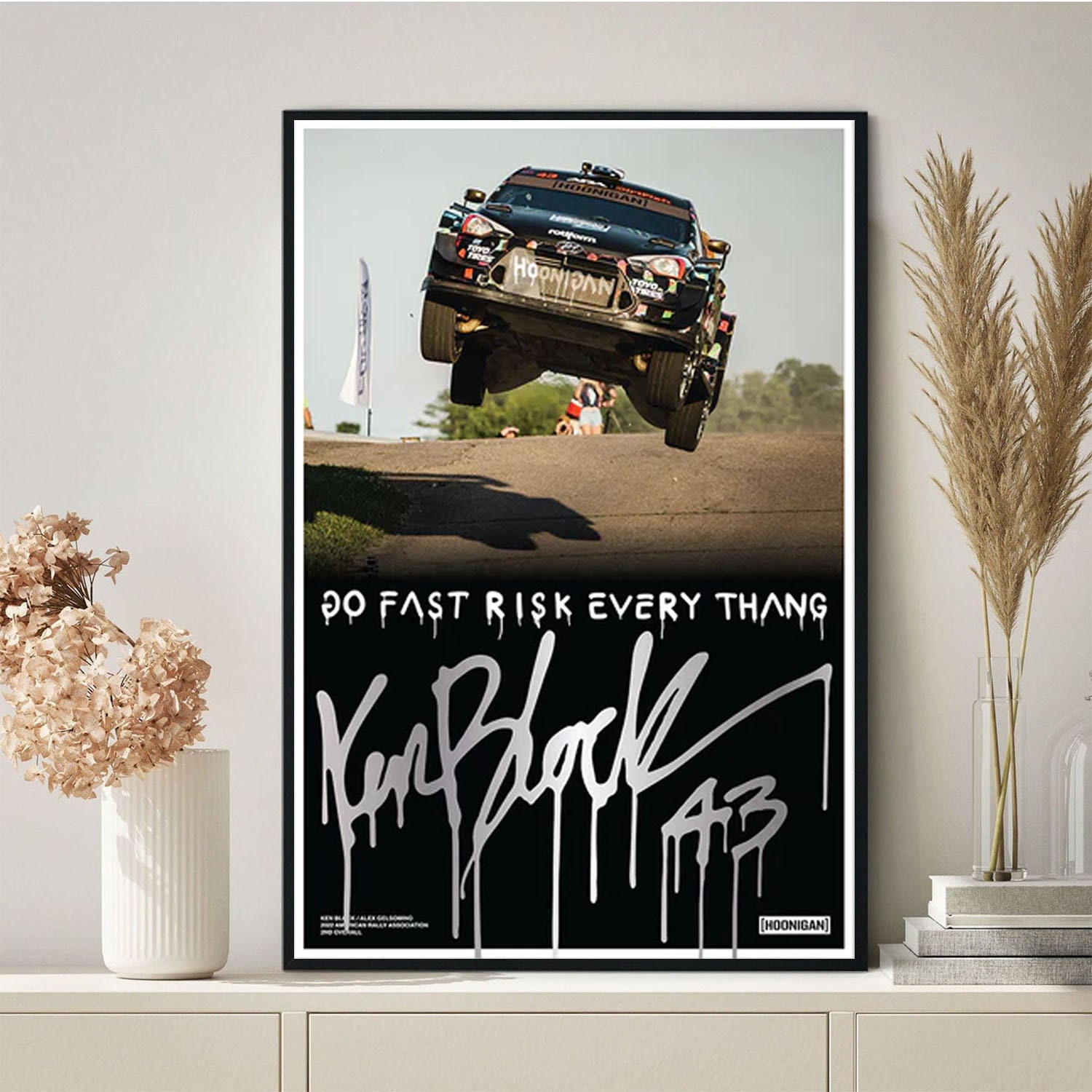 Rip Ken Block 43 Vintage Poster sold by Akoli Sandra doti | SKU ...