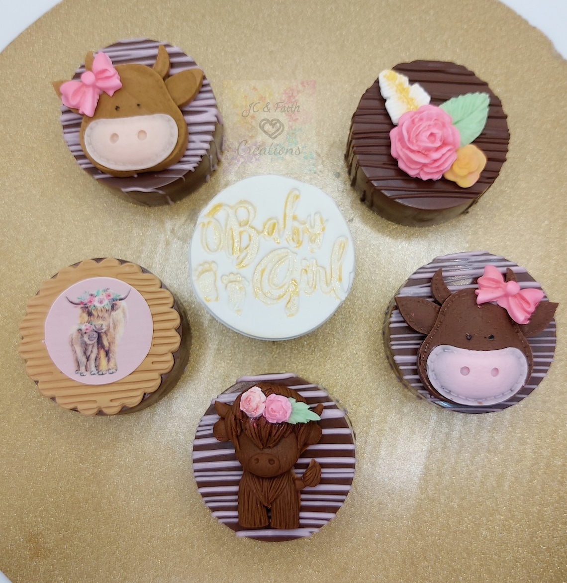 Highland Cow Theme W/edible Images - Etsy