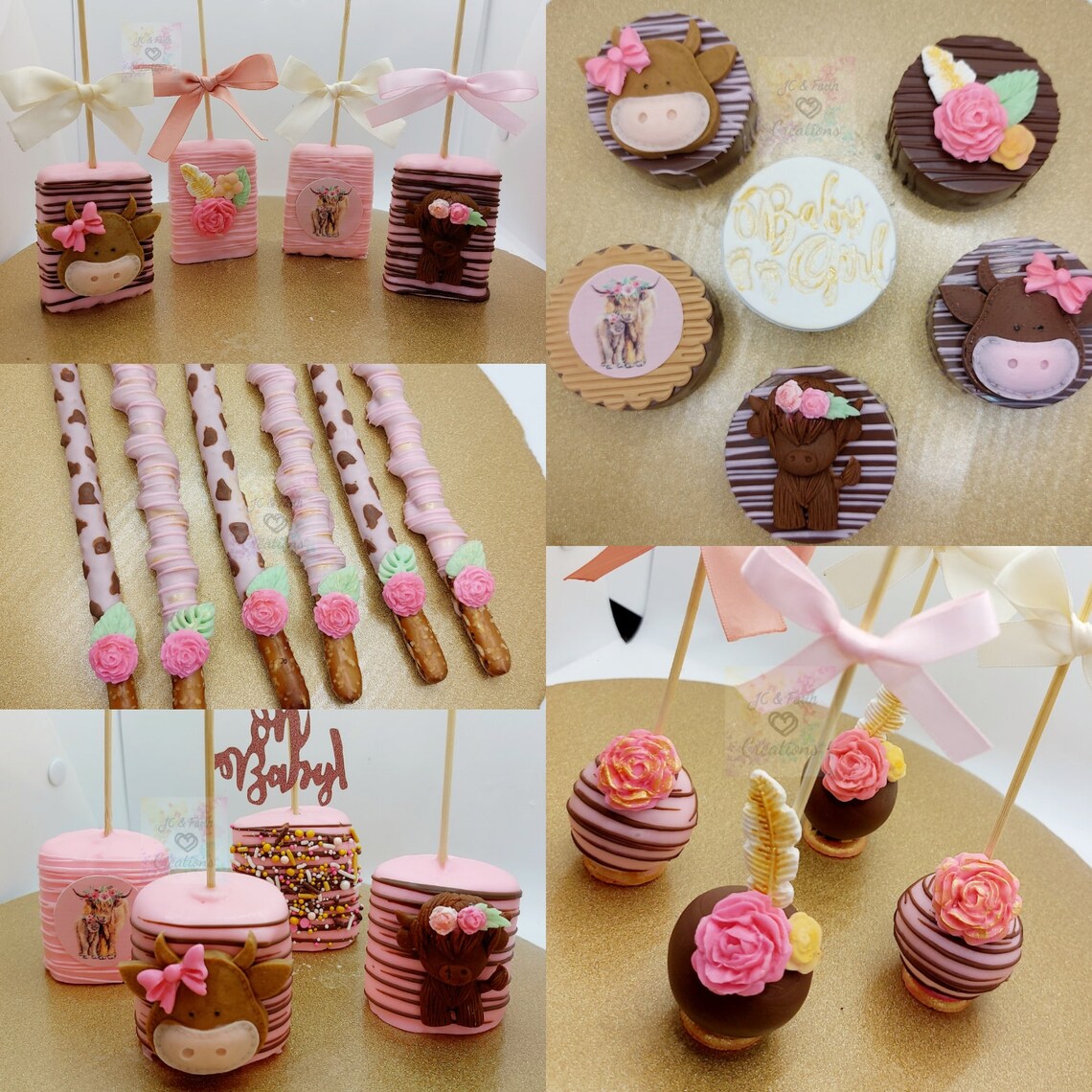 Highland Cow Theme W/edible Images - Etsy