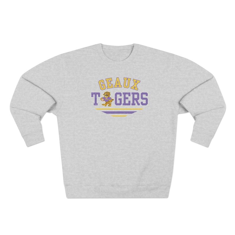 LSU Vintage Geaux Tigers Football Sweatshirt Game Day Apparel LSU ...