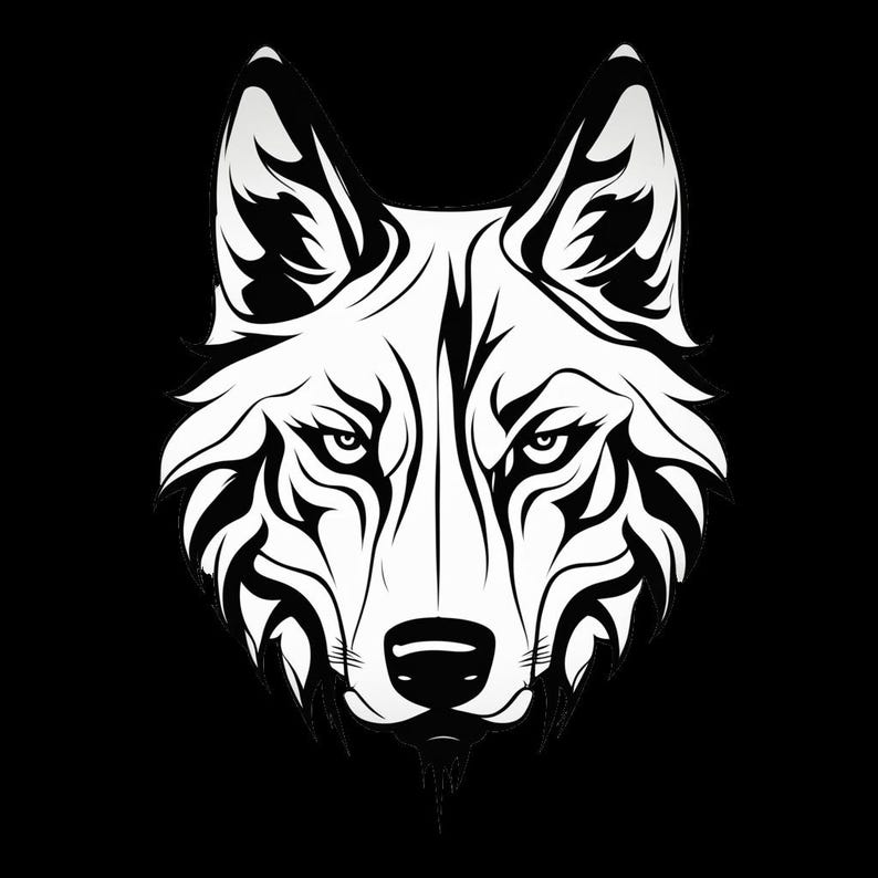 Wolf Png Svg - Etsy