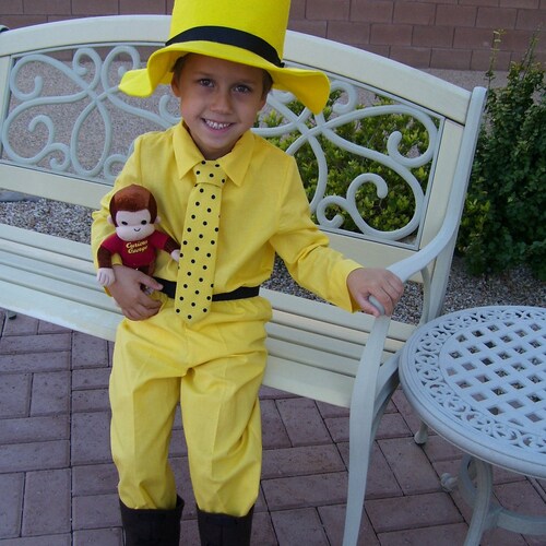 Man in the Yellow Hat Children's Costume Child Sizes | Etsy