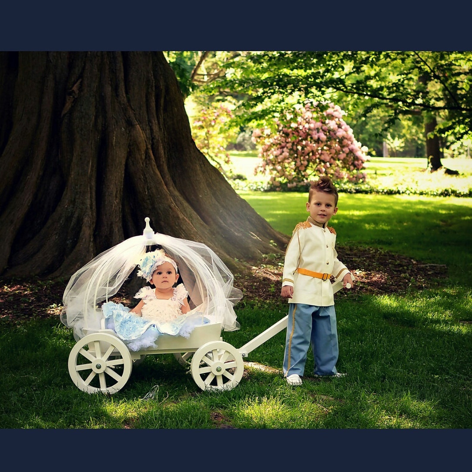 Prince Charming Children's Costume, White Coat With Blue Pants, Sizes ...