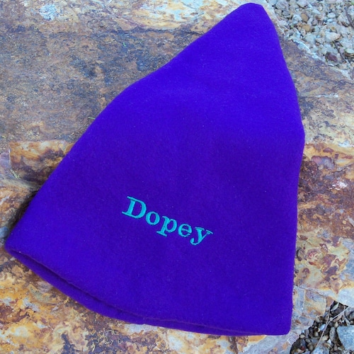 DOPEY Floppy Purple Hat for Adult EMBROIDERED Ready to - Etsy