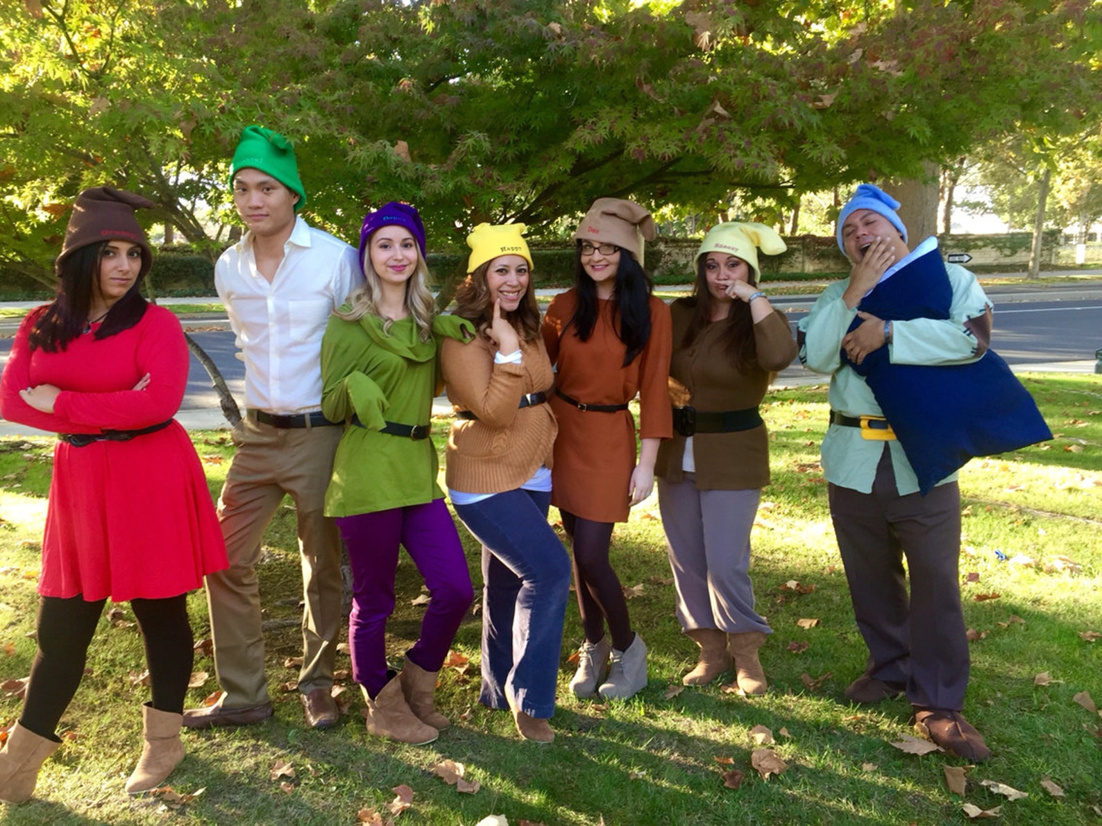 Dwarf Hats Set of Seven ADULT SIZE - Etsy