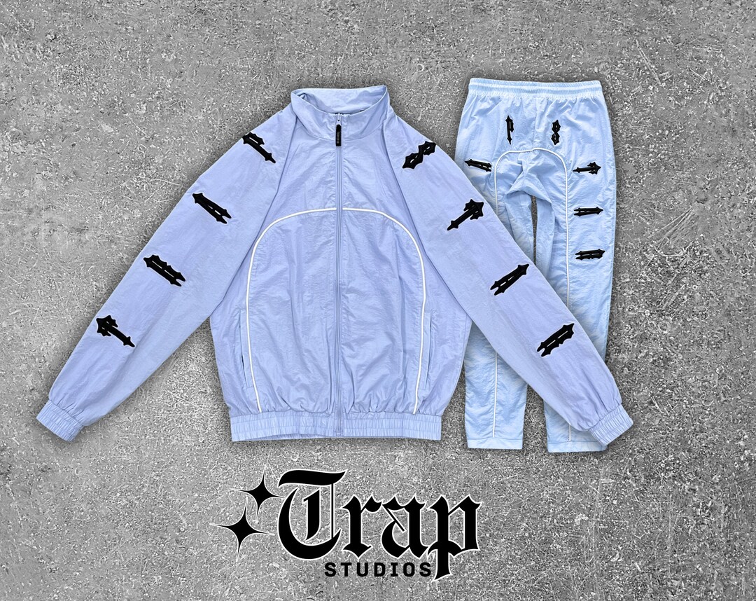 Trapstar Irongate T Shellsuit 2.0 Cashmere Blue Black Tracksuit ...