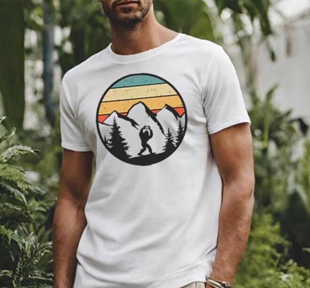 Sasquatch T-shirt, Bigfoot T-shirt, Squatch Shirt, Yeti Shirt, Camping ...