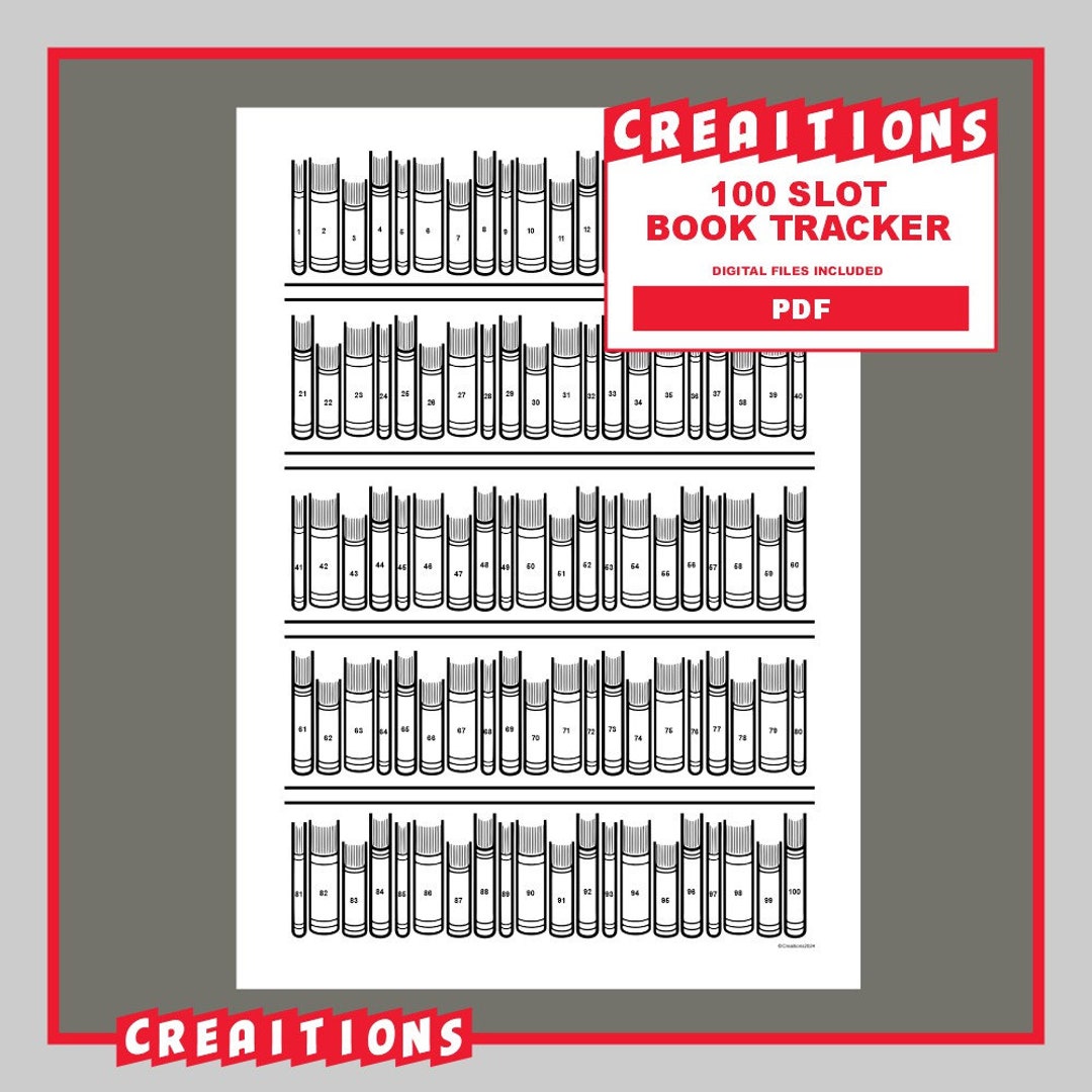 Reading Tracker Printable, Bookshelf Reading Log, Book Tracker, Reading ...