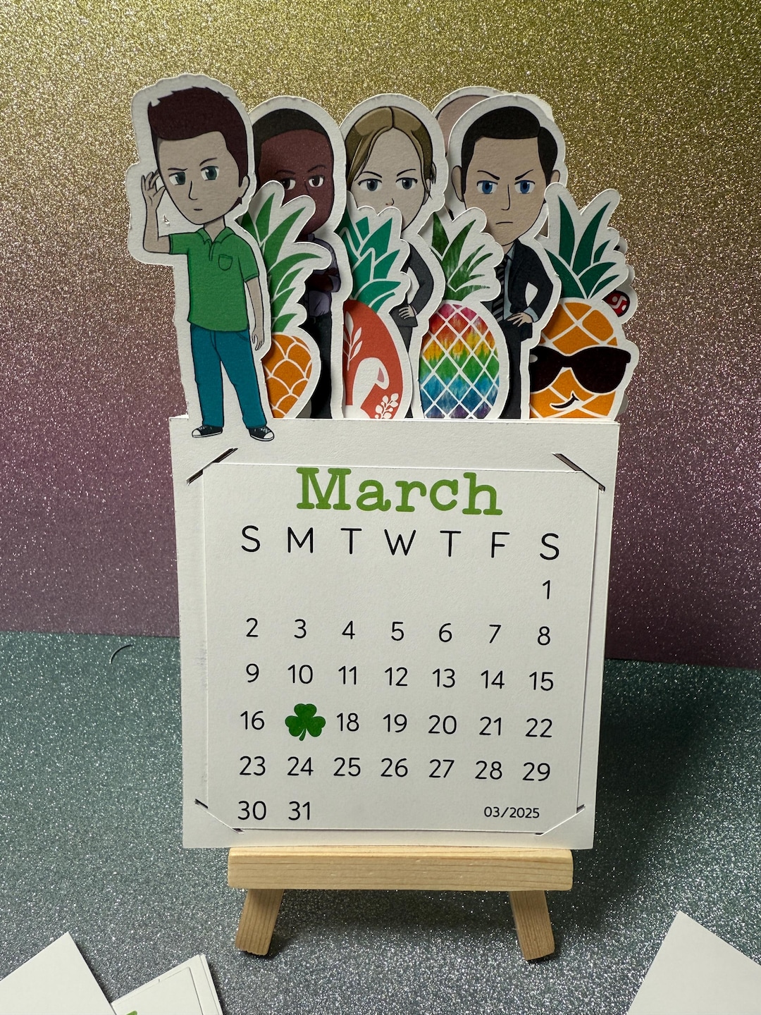 UPDATED FOR 2026 & 2027! Psych TV Show Staggered Pages Desk Calendar ...