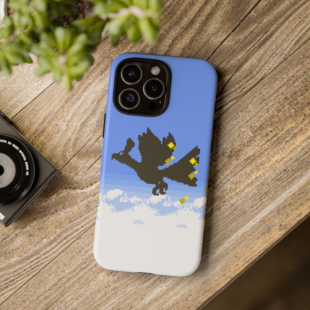 Pixel Art Gold Phone Case Anime-inspired GBC Phone Case Retro Gaming ...