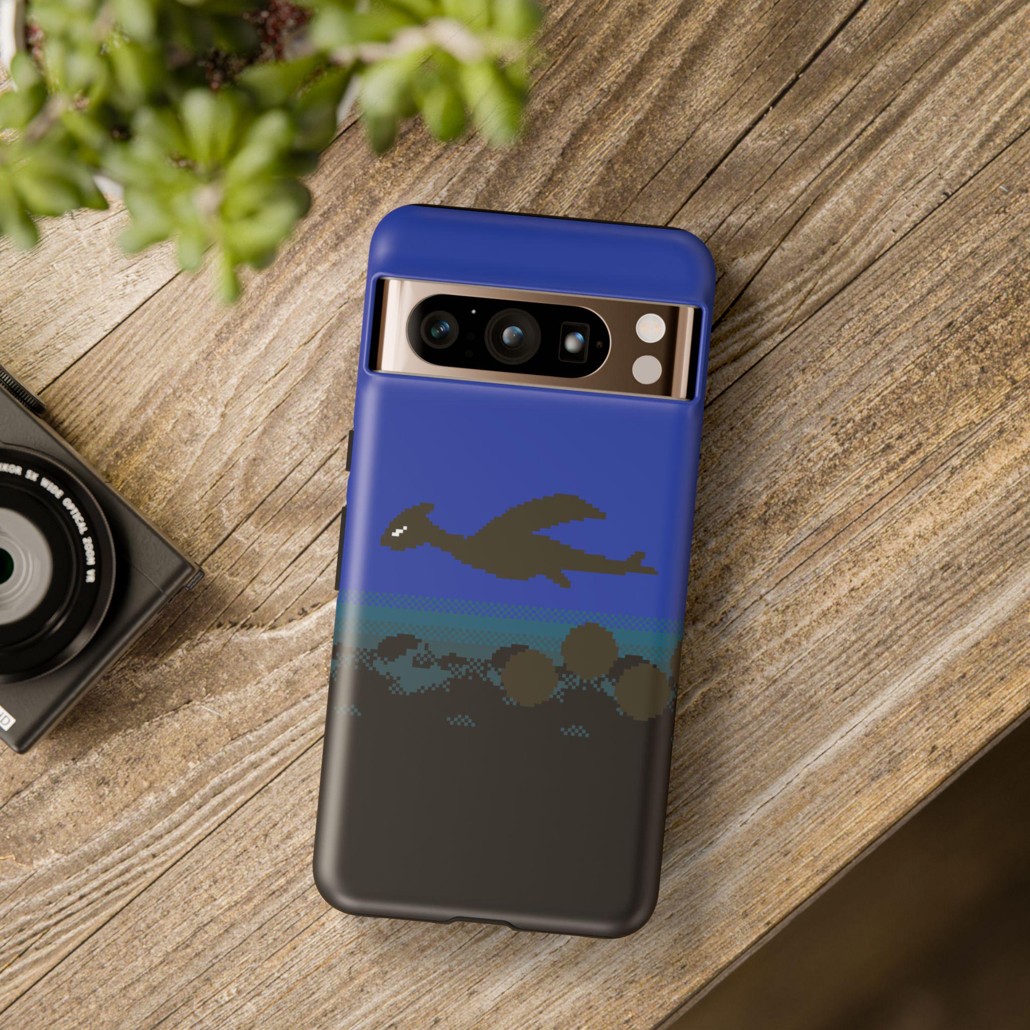 Pixel Art Silver Phone Case Anime-inspired GBC Phone Case Retro Gaming ...