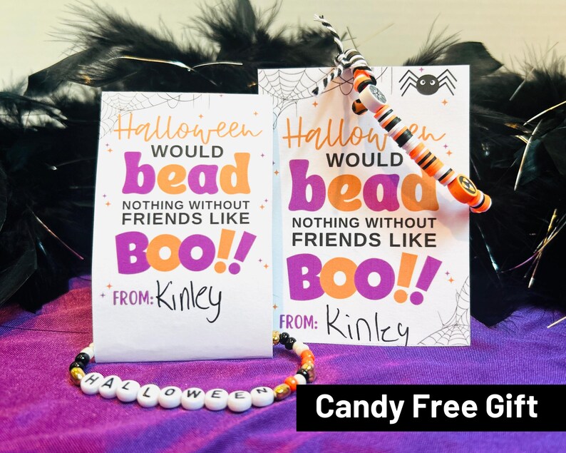 Halloween Friendship Bracelet Printable | You've Been Boo'd ...