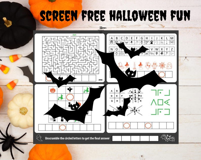 Mini Halloween Escape Room | Halloween Escape Room for Kids | Halloween ...