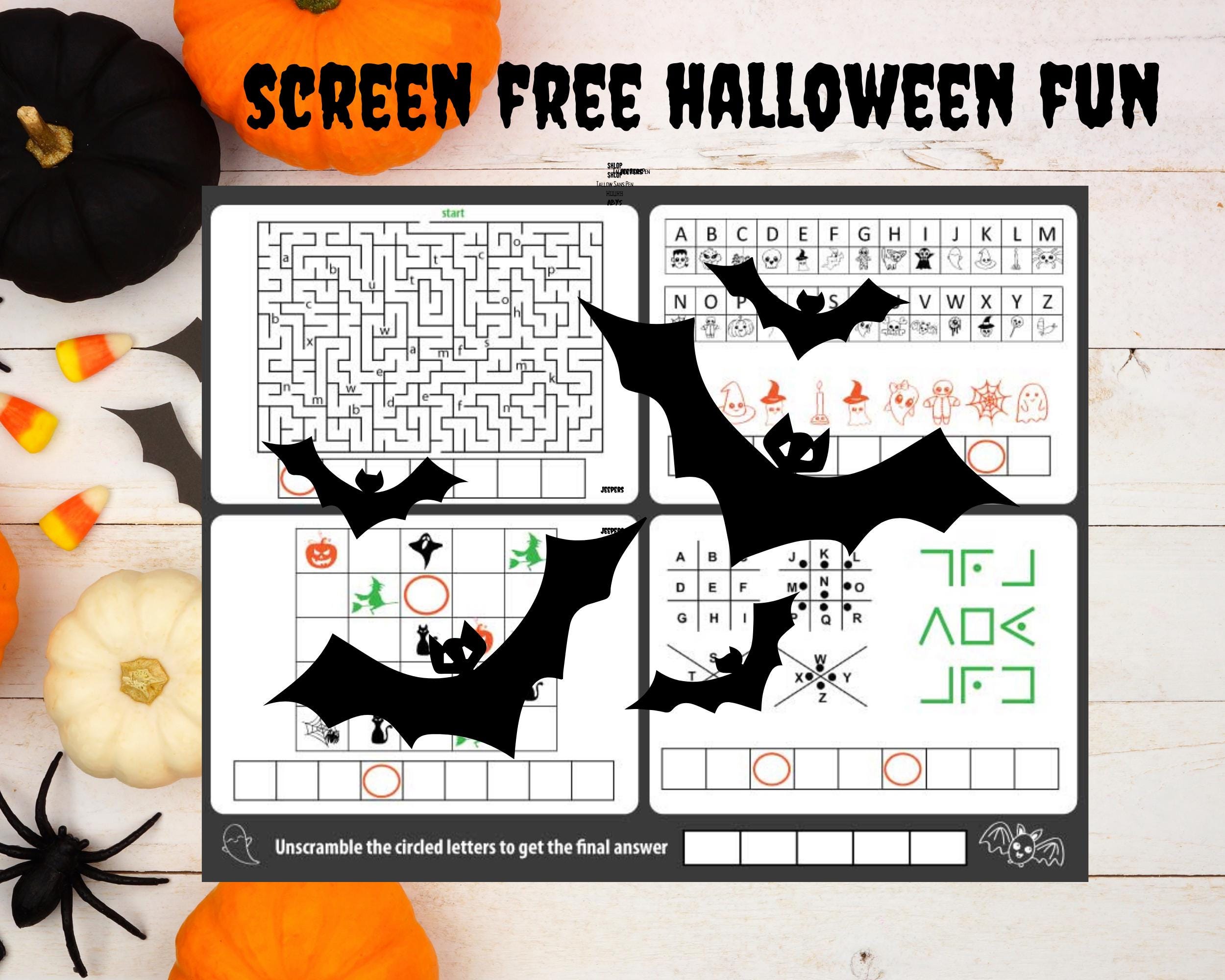 Mini Halloween Escape Room | Halloween Escape Room for Kids | Halloween ...