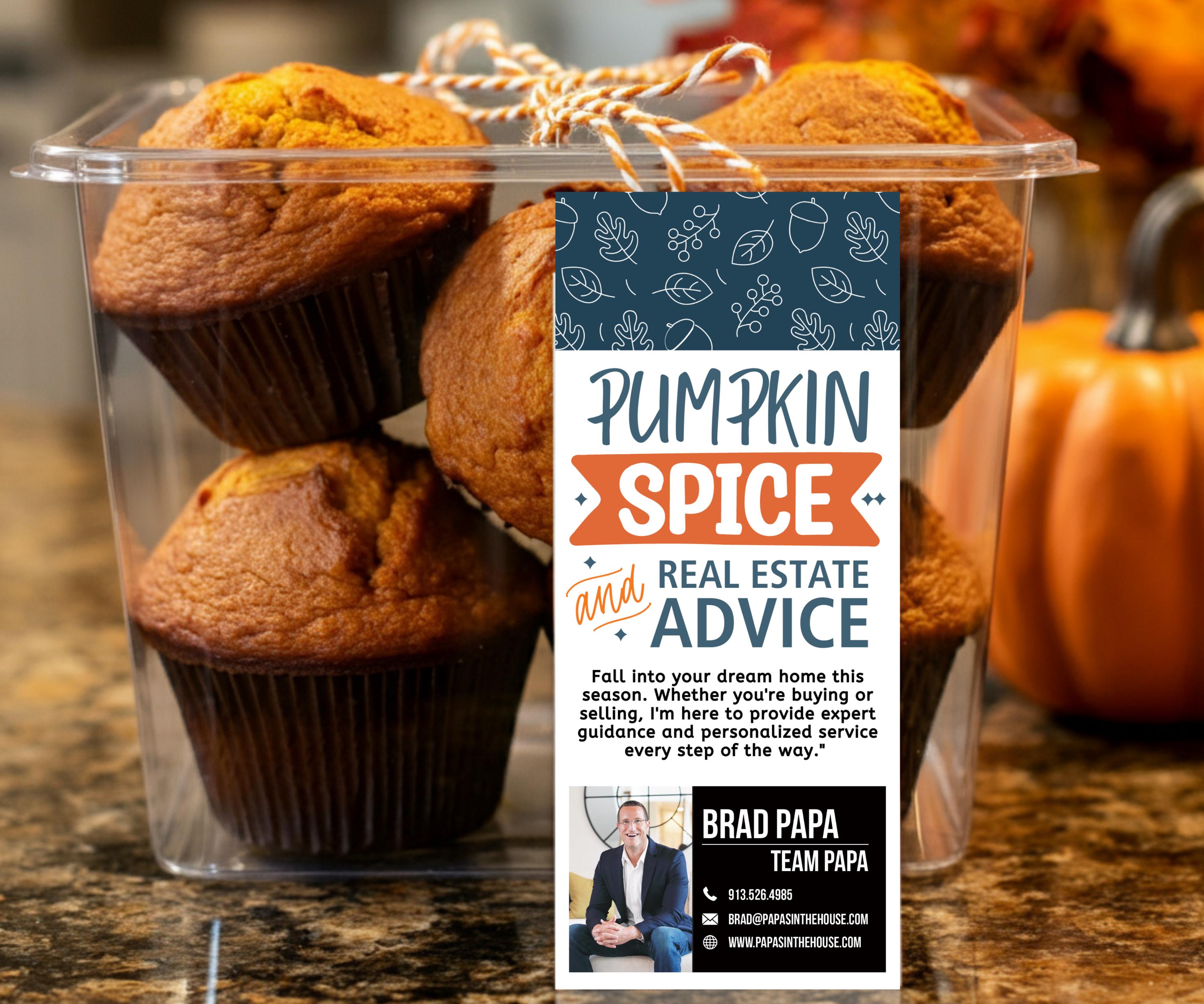 Realtor Fall Marketing Printable | Pumpkin Spice Real Estate Agent Lead ...