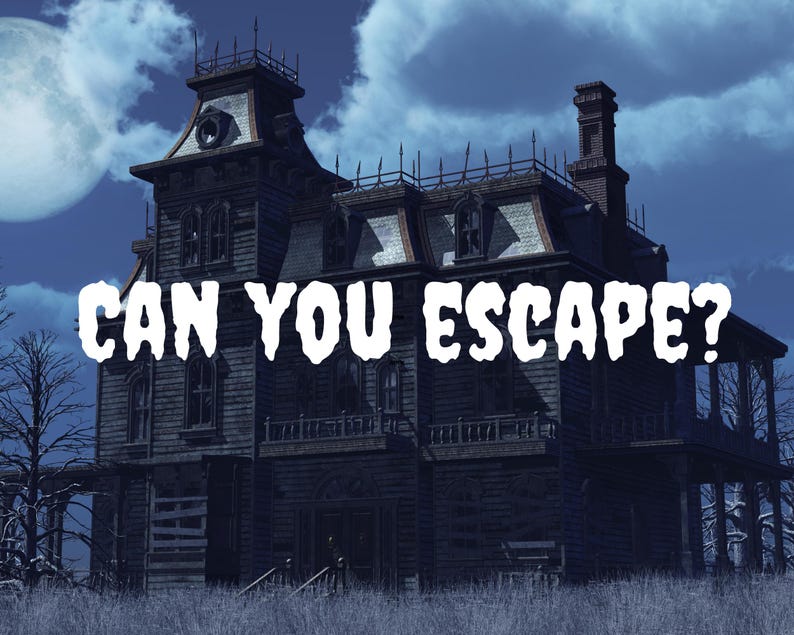 Haunted House Escape Room for Kids | Kids Halloween Escape Room ...