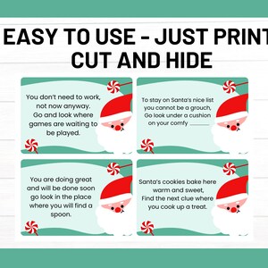 Indoor Christmas Treasure Hunt | Christmas Scavenger Hunt | Printable ...