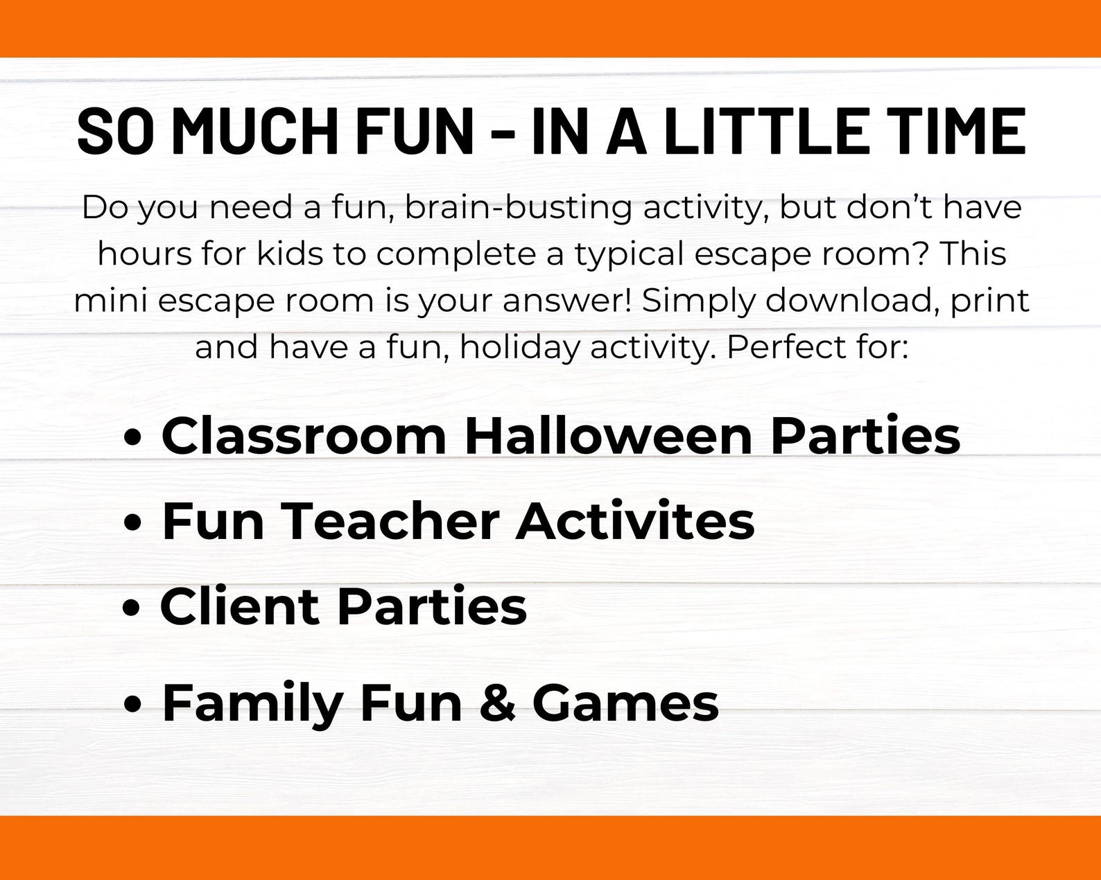 Mini Halloween Escape Room | Halloween Escape Room for Kids | Halloween ...