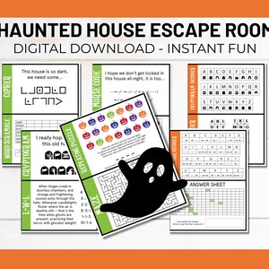 Haunted House Escape Room for Kids | Kids Halloween Escape Room ...
