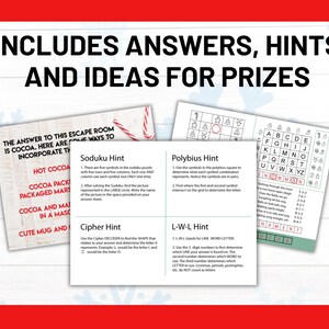 Mini Holiday Escape Room | Christmas Escape Room for Kids | Holiday ...