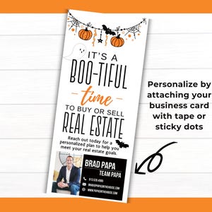 Realtor Halloween Marketing, Realtor You've Been Booed Printable, Popby ...