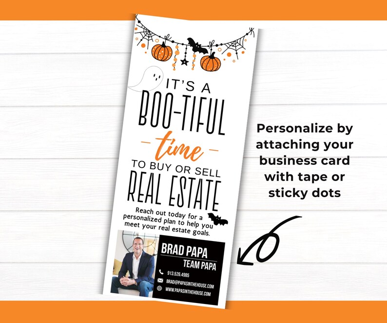 Realtor Halloween Marketing, Realtor You've Been Booed Printable, Popby ...