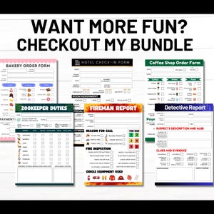 Pretend Coffee Shop Order Form | Printable Play Barista | Dramatic Play ...