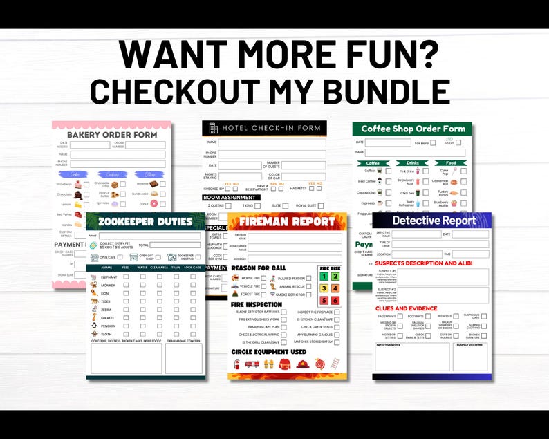 Pretend Detective Form Printable Play Detective Dramatic Play Mystery ...