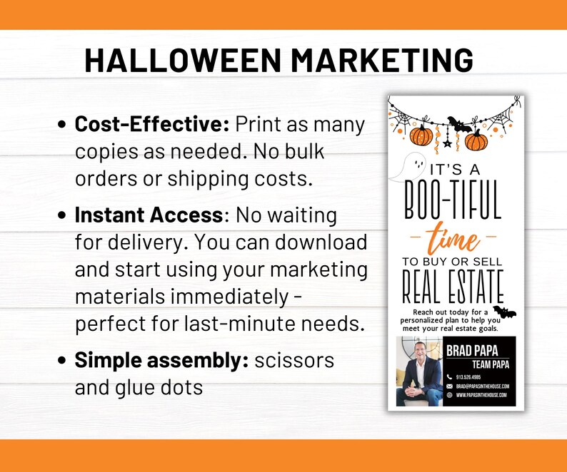 Realtor Halloween Marketing, Realtor You've Been Booed Printable, Popby ...