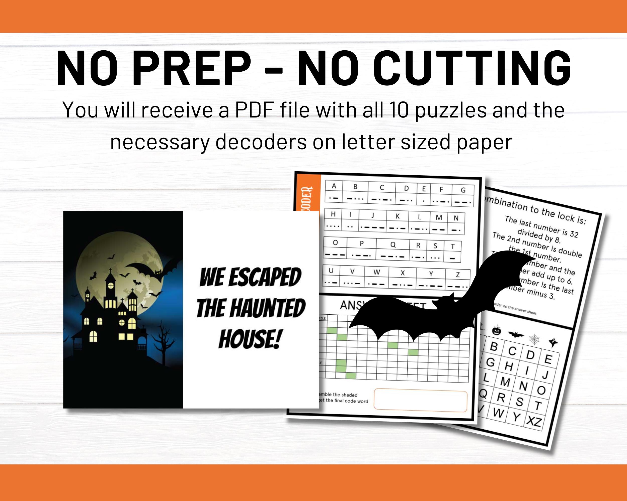 Haunted House Escape Room for Kids | Kids Halloween Escape Room ...