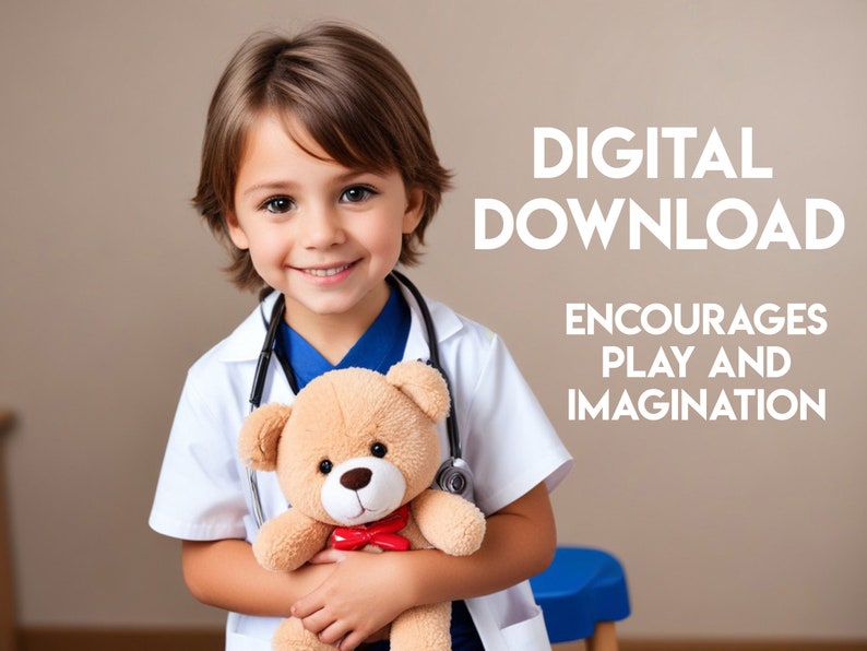 Pretend Veterinarian Printable Pet Checkup Pretend Play Instant ...