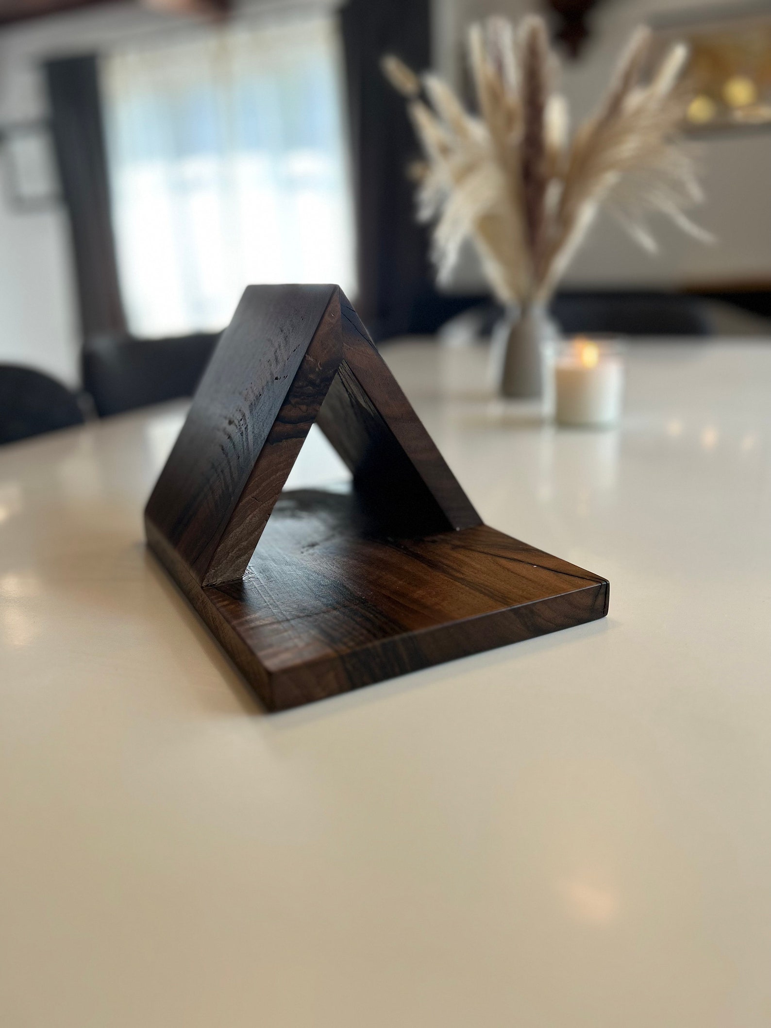 Book Stand Unique Wooden Book Rest Phone Rest Reading Nook Nightstand ...