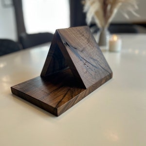 Book Stand Unique Wooden Book Rest Phone Rest Reading Nook Nightstand ...