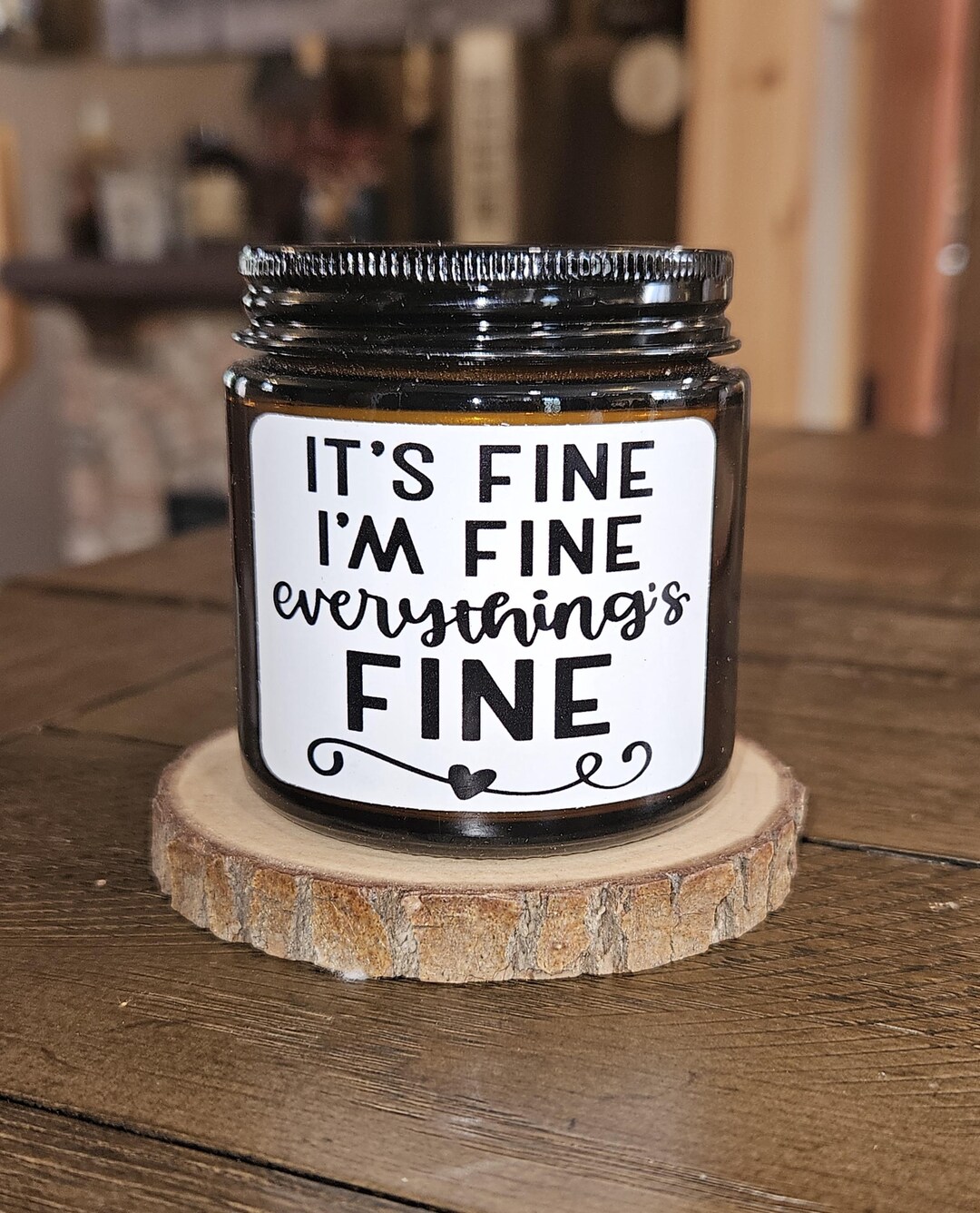 It's Fine I'm Fine Everything's Fine Scented Candle. - Etsy