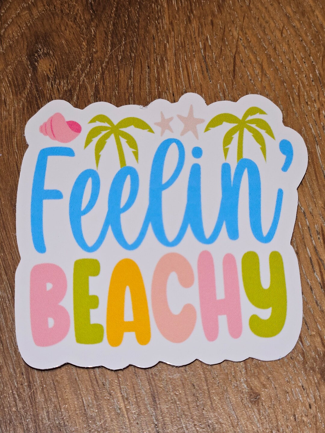 Beach Themed Waterproof Decals/stickers for Water Bottles, Phones, Cars ...
