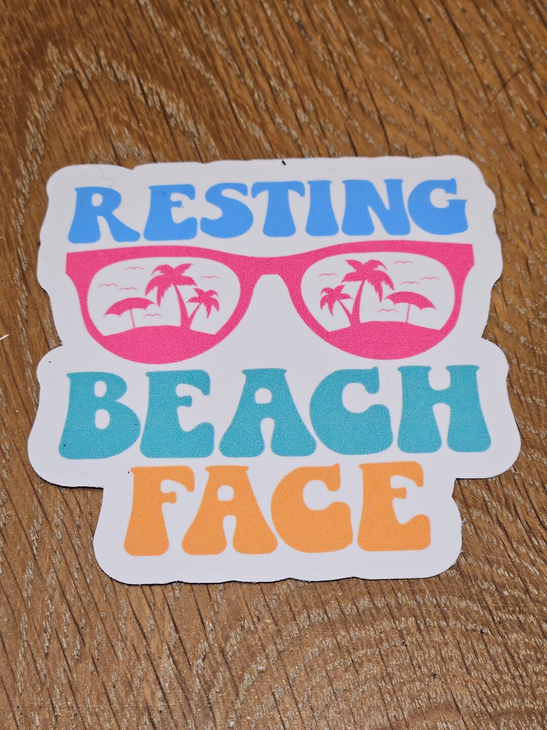 Beach Themed Waterproof Decals/stickers for Water Bottles, Phones, Cars ...