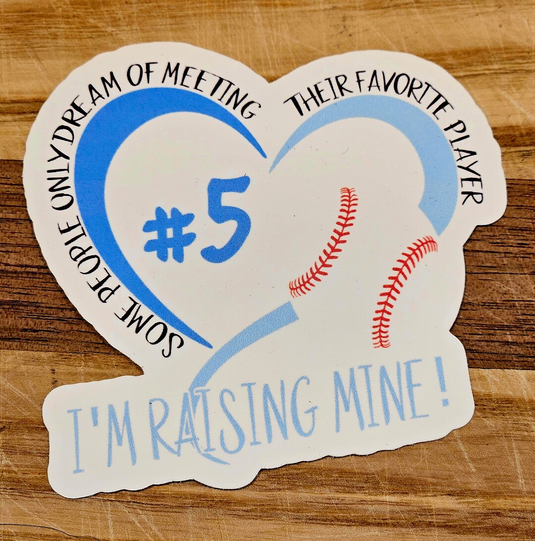 Personalized Baseball Number Sticker, Baseball Mom Sticker, Mothers Day ...