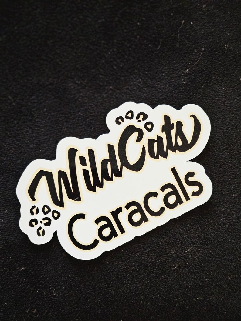 Wildcats Caracals Sticker. *pick up at the Gym Only* - Etsy