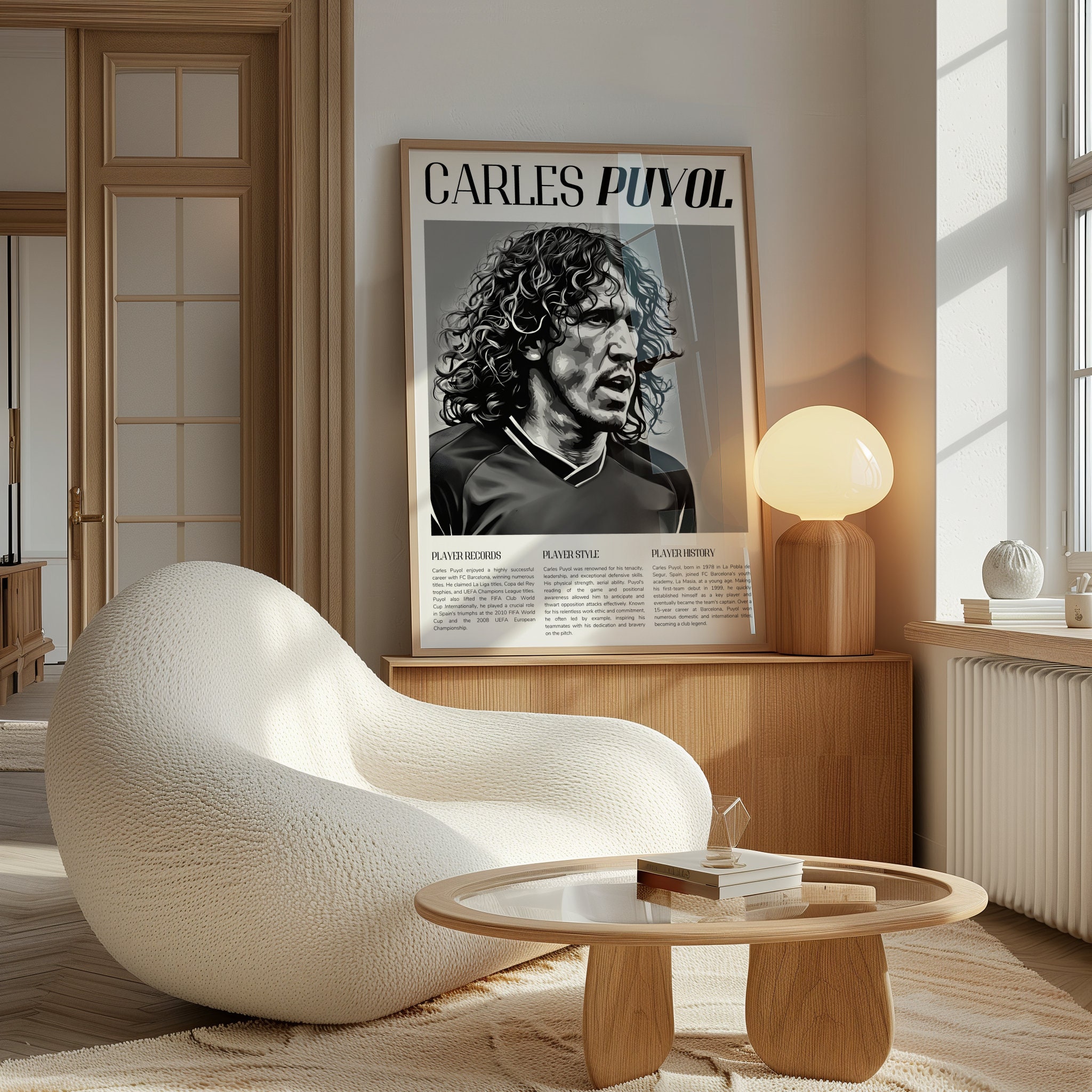 Poster Carles Puyol. Premium Football Posters Custom Prints for ...