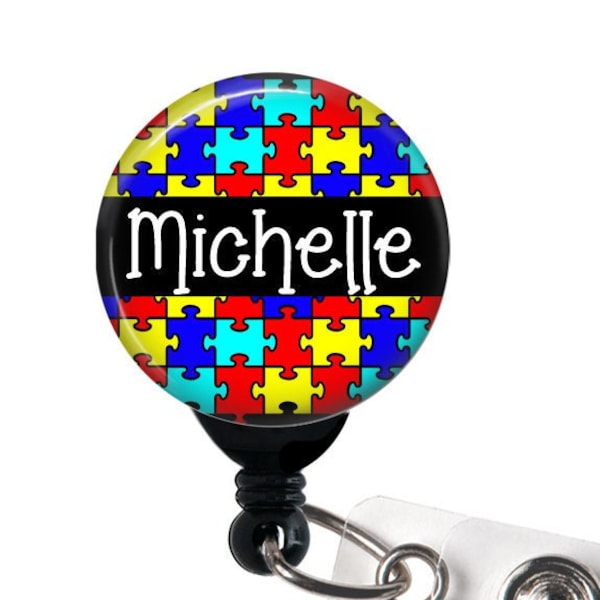 Autism Name Tag - Etsy