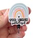 MRI Safe Badge Holder MRI Tech Grey Acrylic, Retractable Badge, Non ...